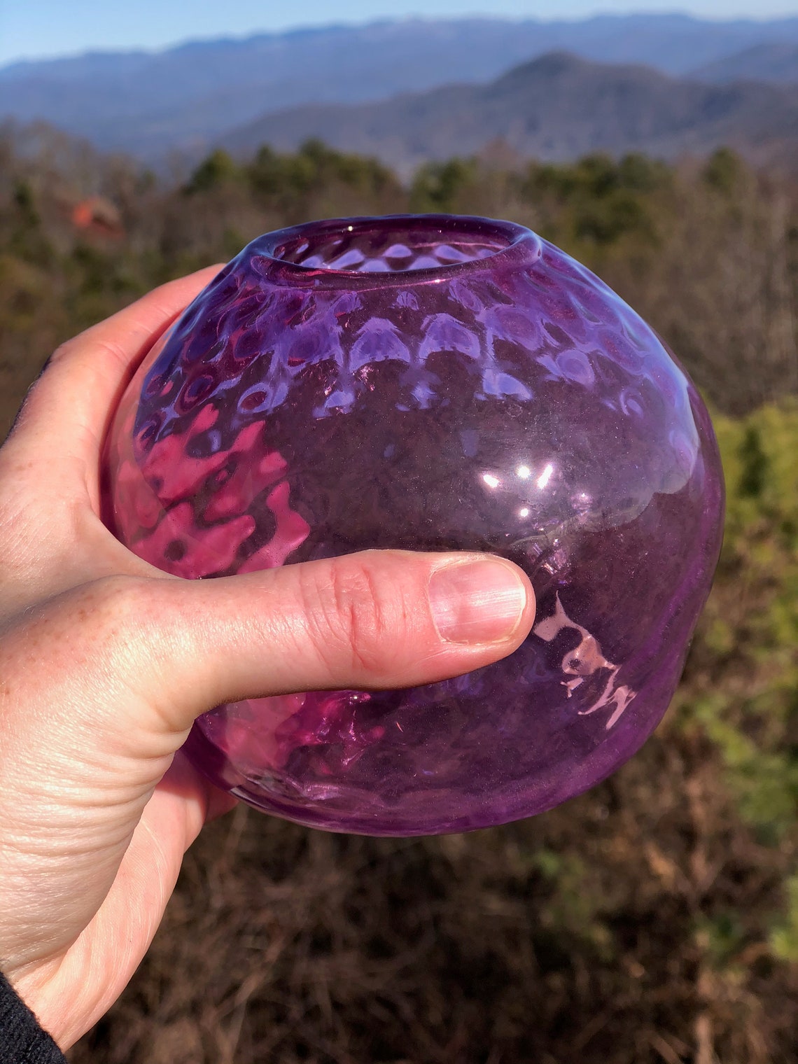 4 Magenta Honey Comb Vases - Etsy