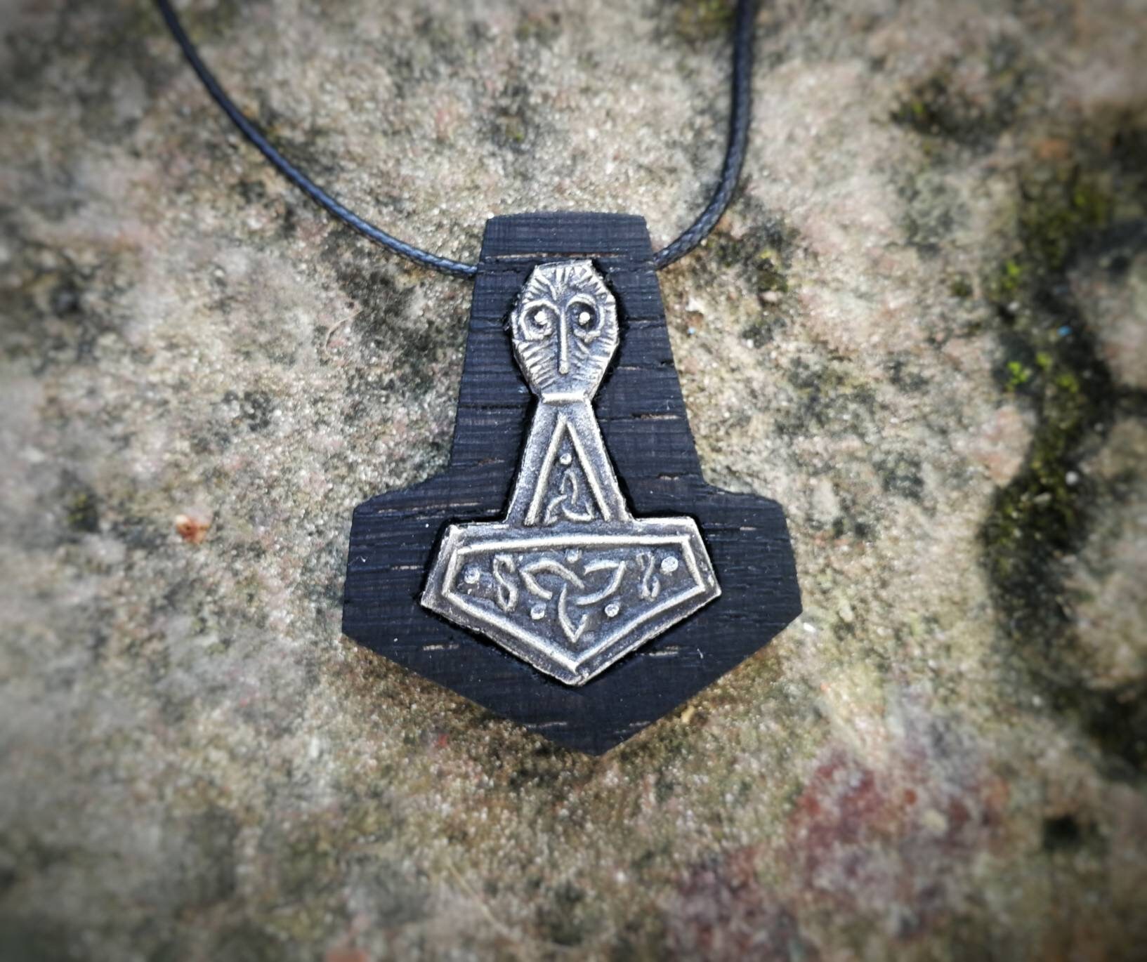 Mjolnir Thor Hammer Pendant • Viking Amulet Pendant • Norse Pendant ...