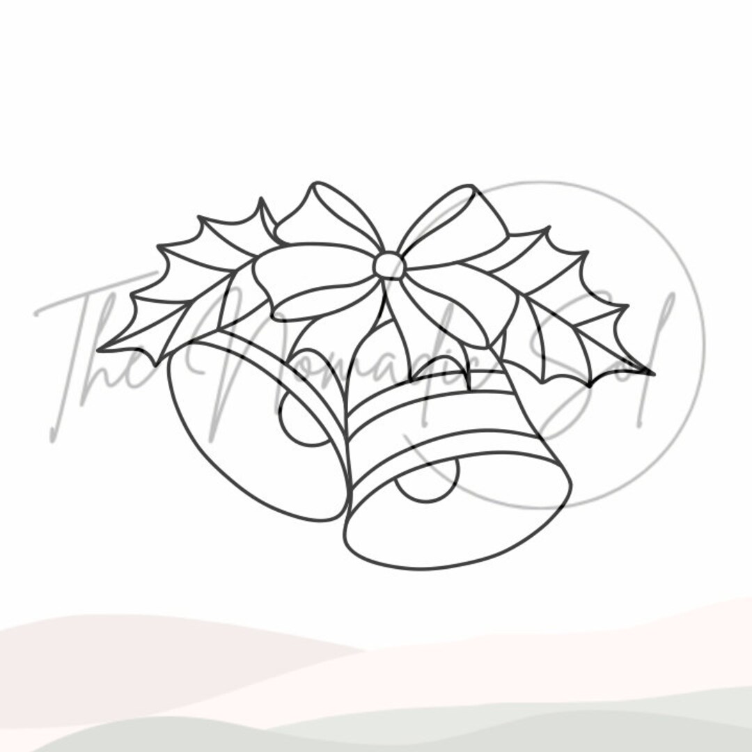Holiday Bells Pattern Stained Glass PDF Digital File - Etsy