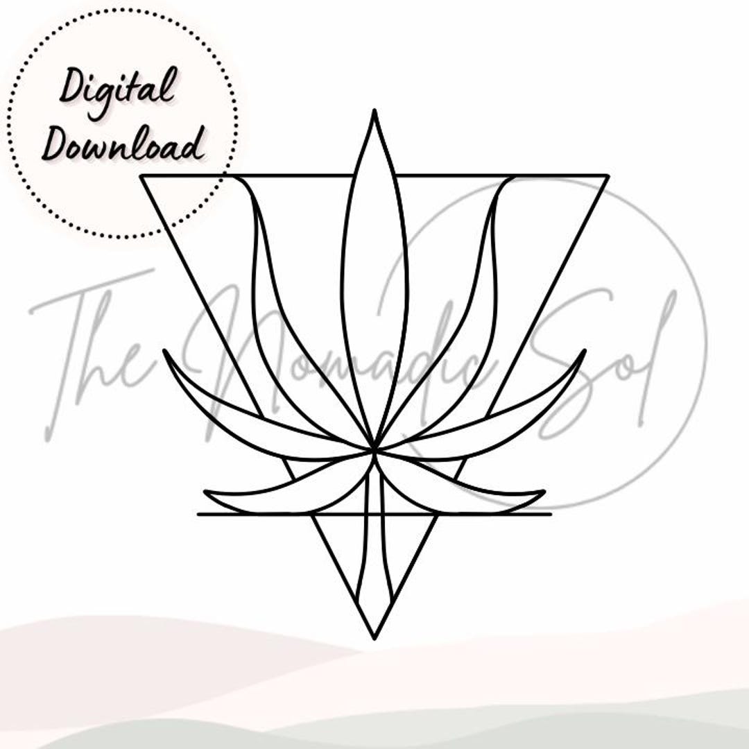 Earth & Herb Element Pattern Stained Glass PDF Digital File - Etsy