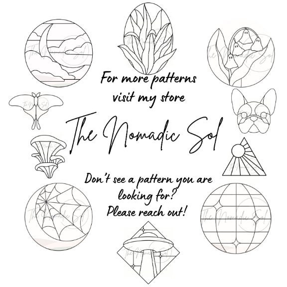 Teapot With Rose Pattern Stained Glass PDF JPG PNG Digital File - Etsy