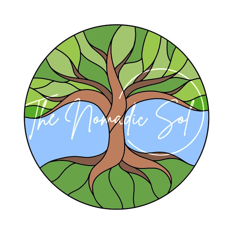 Tree of Life Pattern Stained Glass PDF Digital File - Etsy