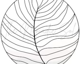 Birch Trees Pattern Stained Glass PDF Psd Jpg Png Digital File - Etsy