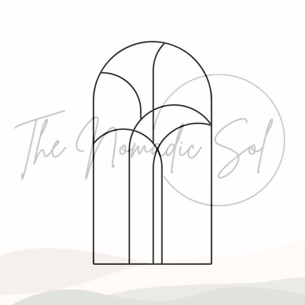 Arch Stained Glass - Etsy