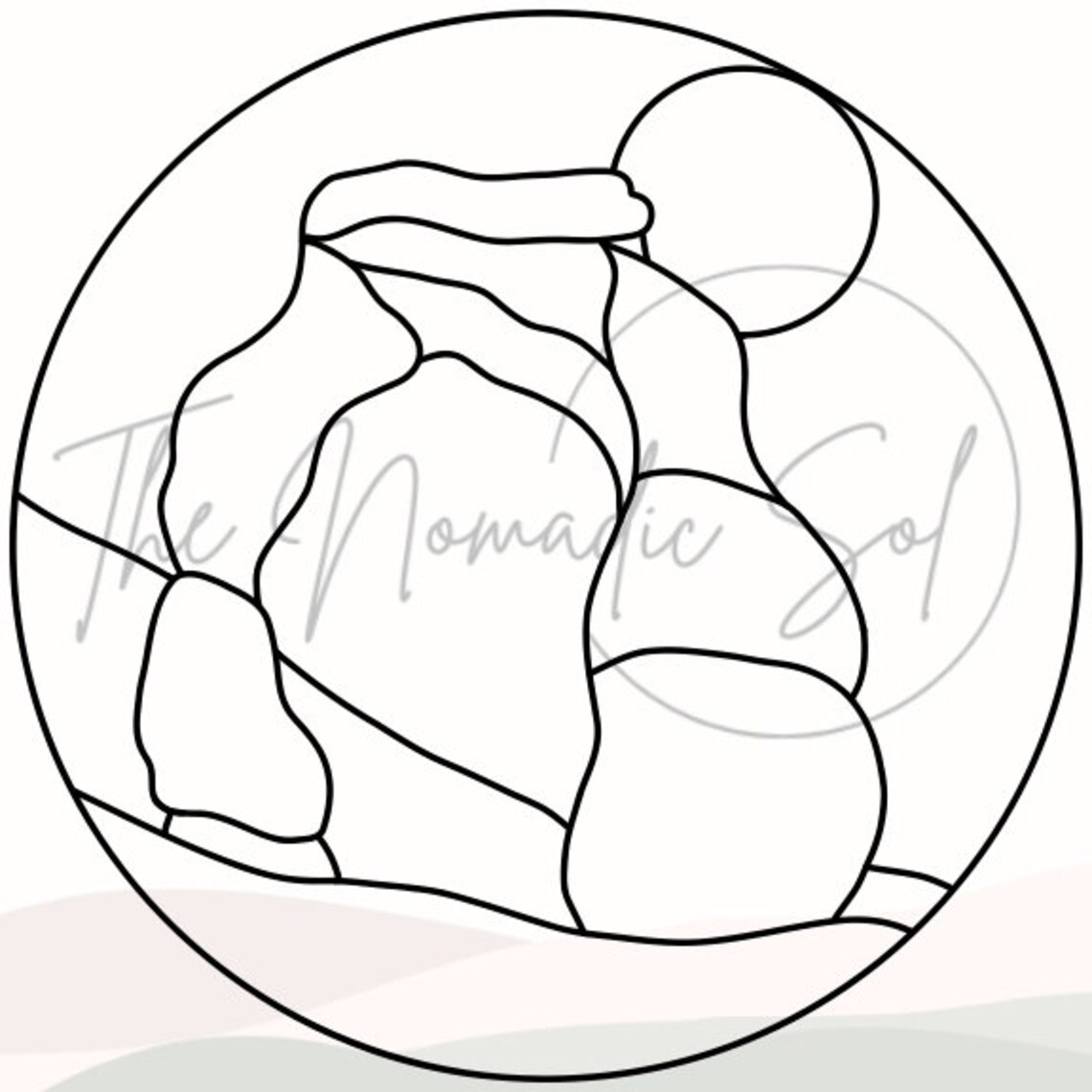 Rock Arch Patterns Stained Glass PDF Digital File 2 Patterns Included 1 ...