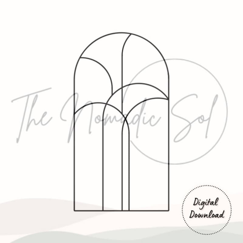 Arch Stained Glass - Etsy