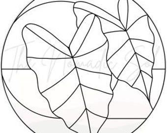 Tree Pattern Stained Glass PDF Digital File - Etsy