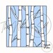 Birch Trees Pattern Stained Glass PDF Digital File- 2 Variations ...