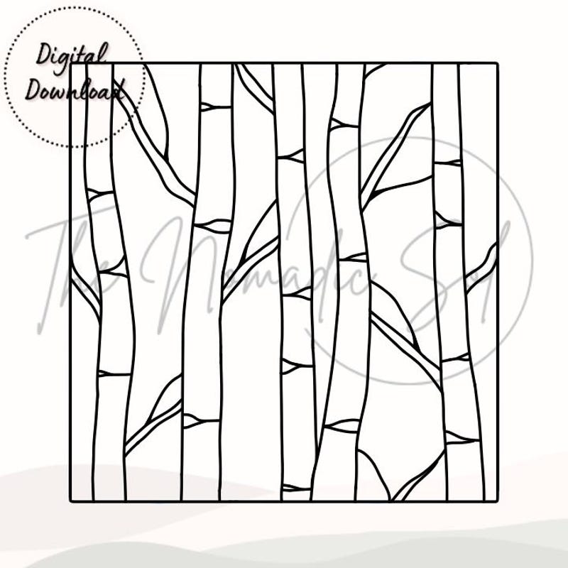 Glass Birch Tree Wall Art - Etsy
