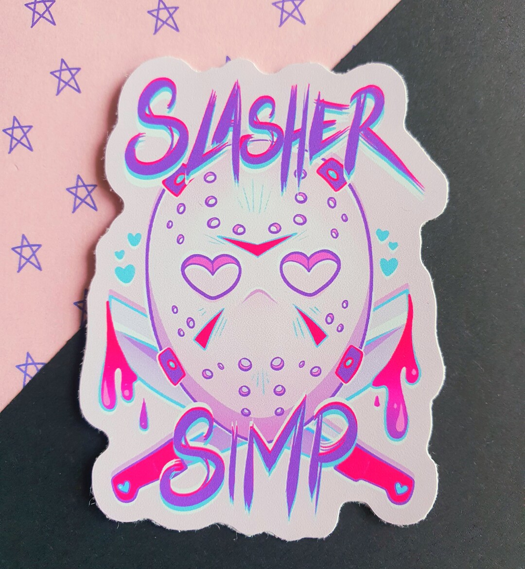 Slasher Simp Vinyl Sticker - Etsy