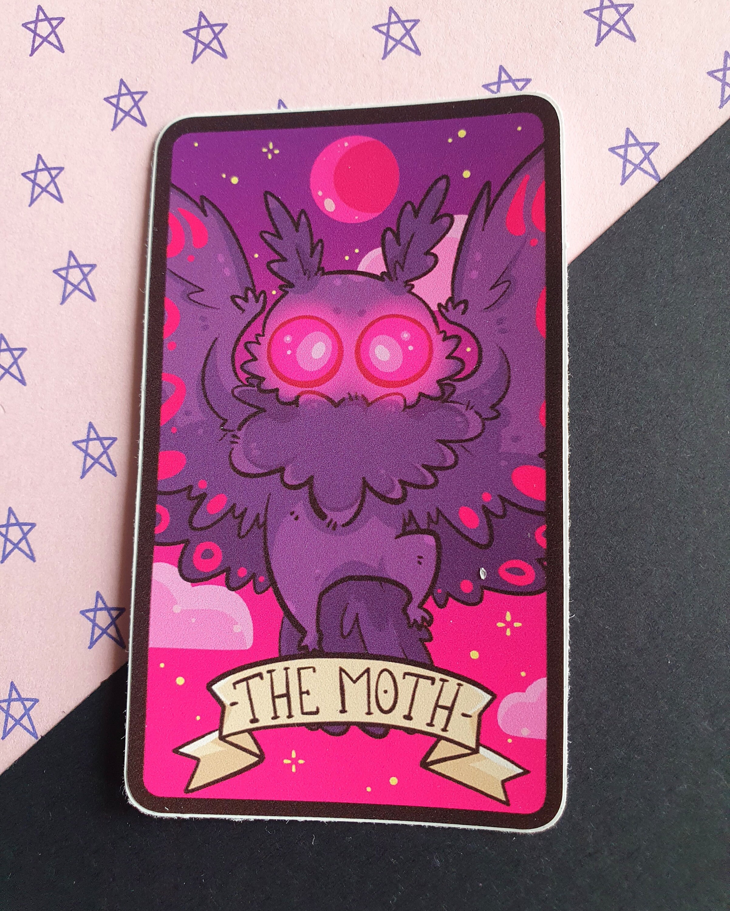 Mothman Tarot Card Vinyl Sticker - Etsy Canada