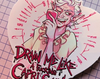 Baldur's Gate 3 BG3 Gale Sticker Quote Stoplickingthedamnthing - Etsy