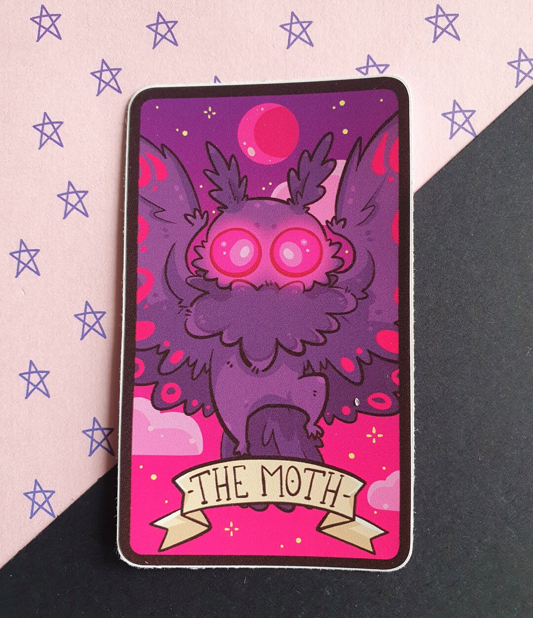 Mothman Tarot Card Vinyl Sticker - Etsy