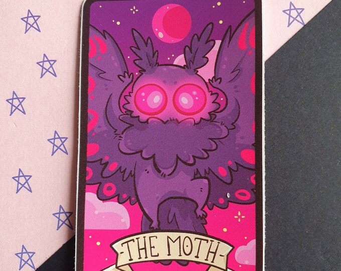 Mothman Tarot Card Vinyl Sticker - Etsy