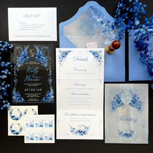 Baroque Invitation - Etsy
