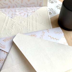 Acrylic Wedding Invitation With Ivory Envelope and Elegant - Etsy