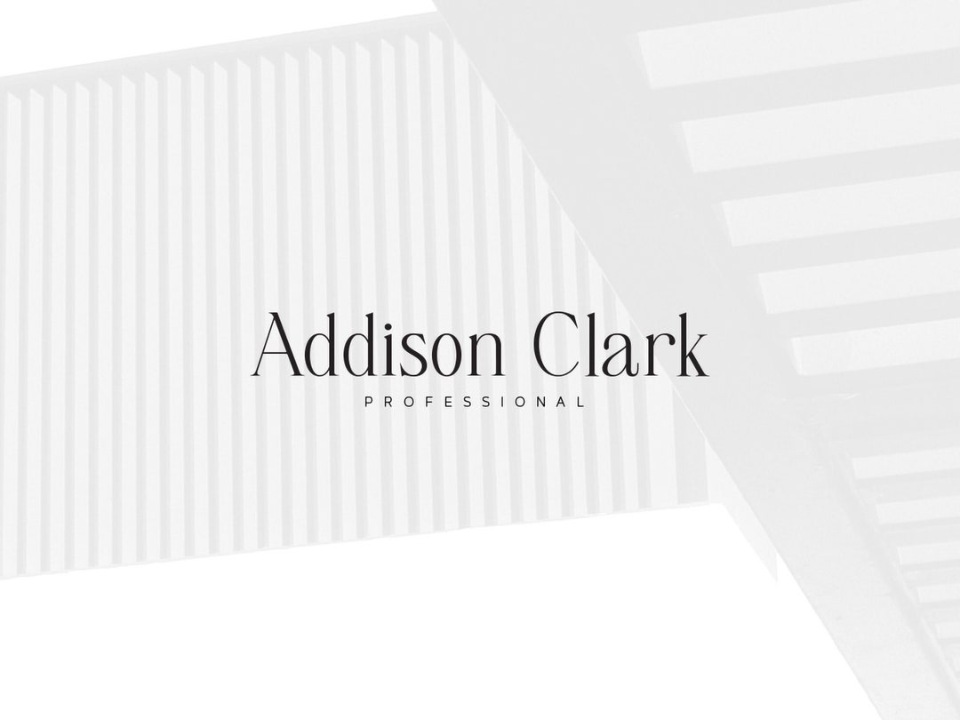 Curated Logo, Text Signature, Minimal Logo, Realtor Logo, Photographer ...