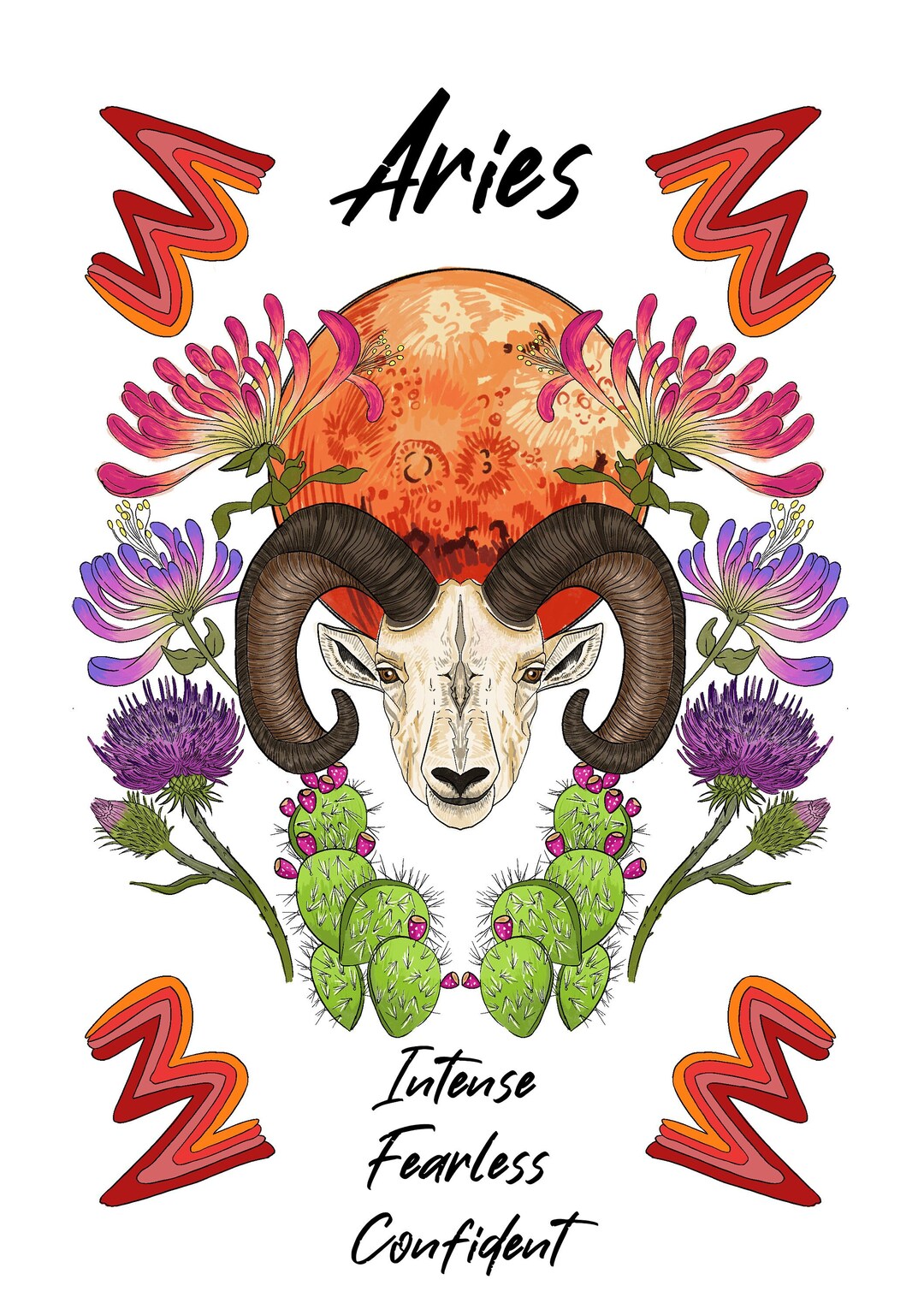 Aries Print - Etsy