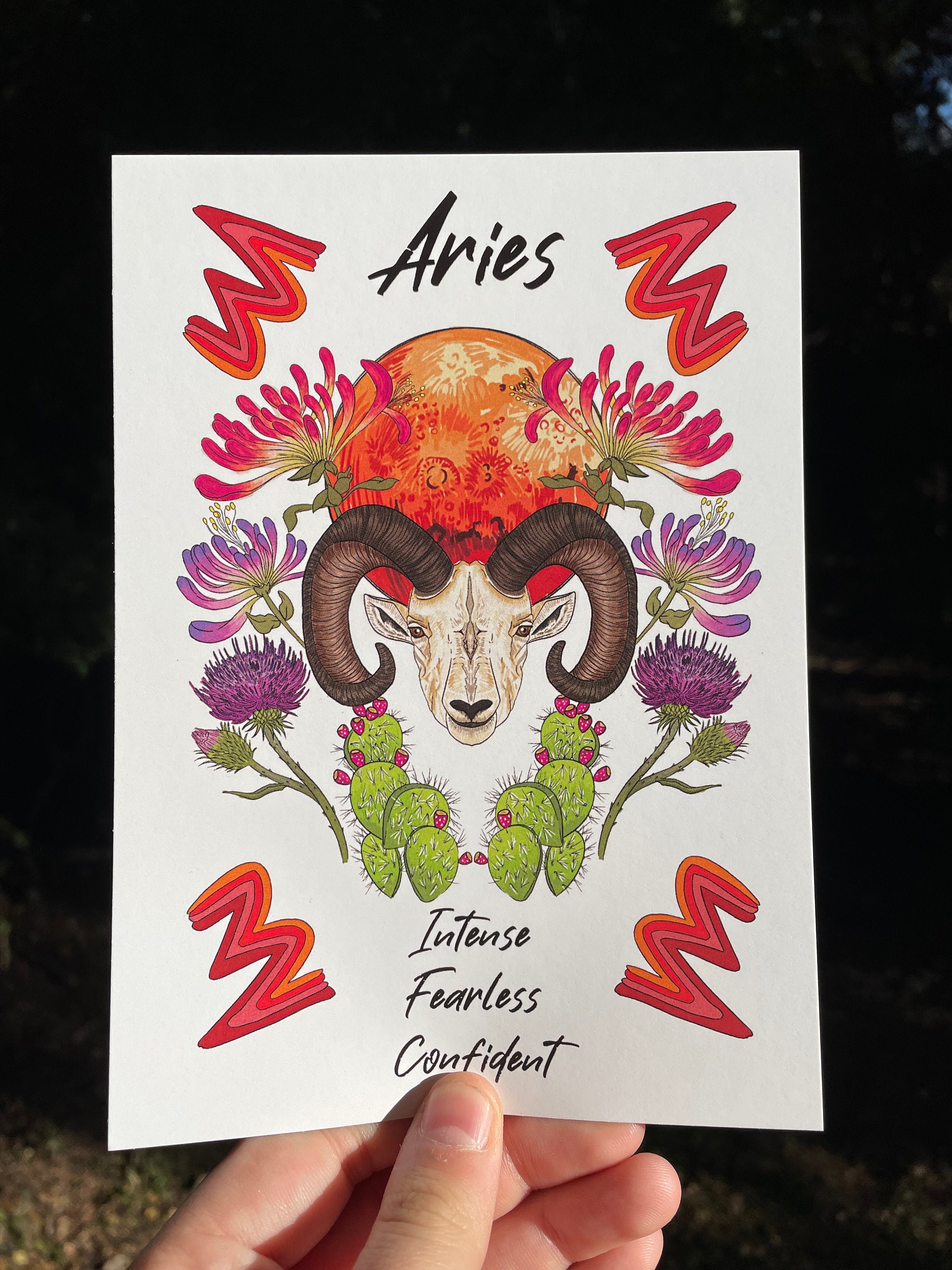 Aries Print - Etsy
