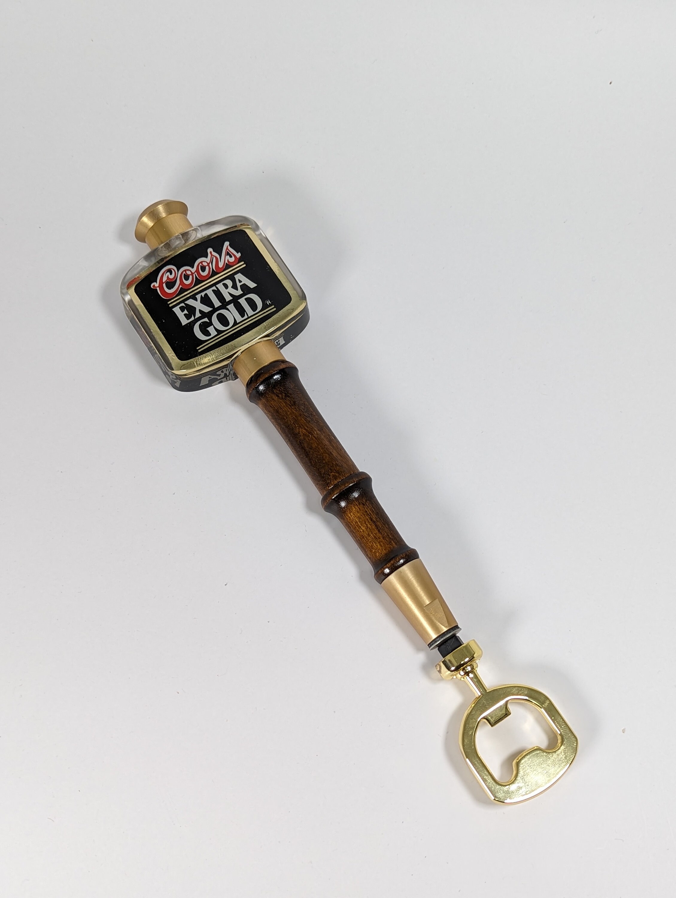 Coors Extra Gold Tap Handle With Bottle Opener Adapter - Etsy
