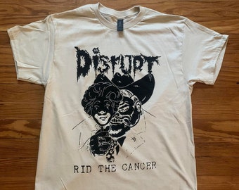 DOOM T-shirt sand Crust Punk Hardcore Extreme Noise Terror Disrupt Anti ...