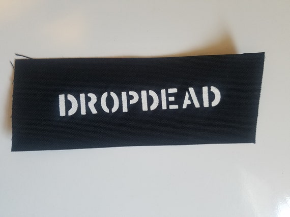 Drop Dead Logo Cloth Patch - Etsy