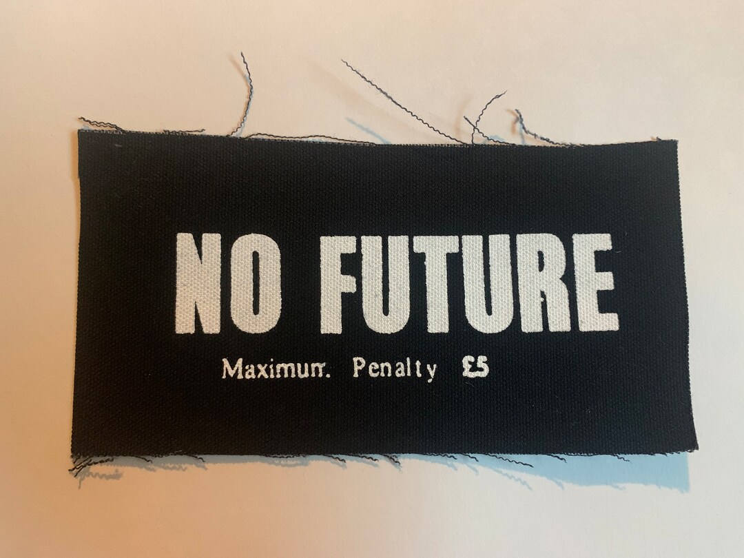 No Future Cloth Patch - Etsy