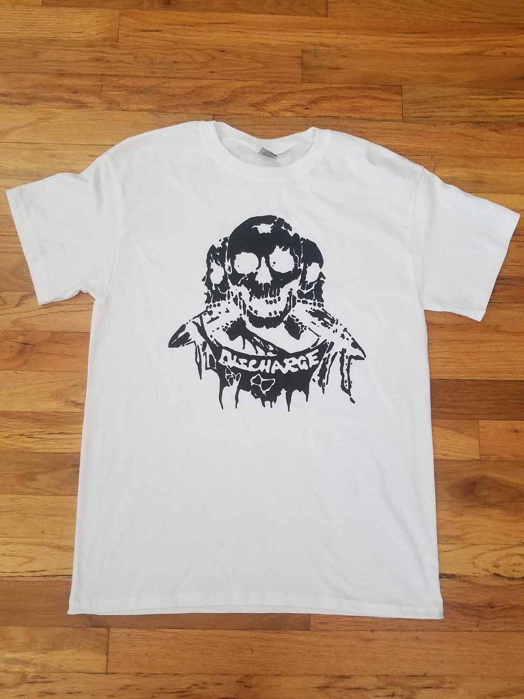 Discharge - Skull Shirt - Etsy