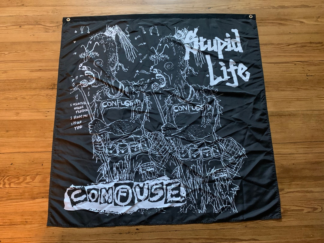Confuse - Stupid Life Banner - Etsy