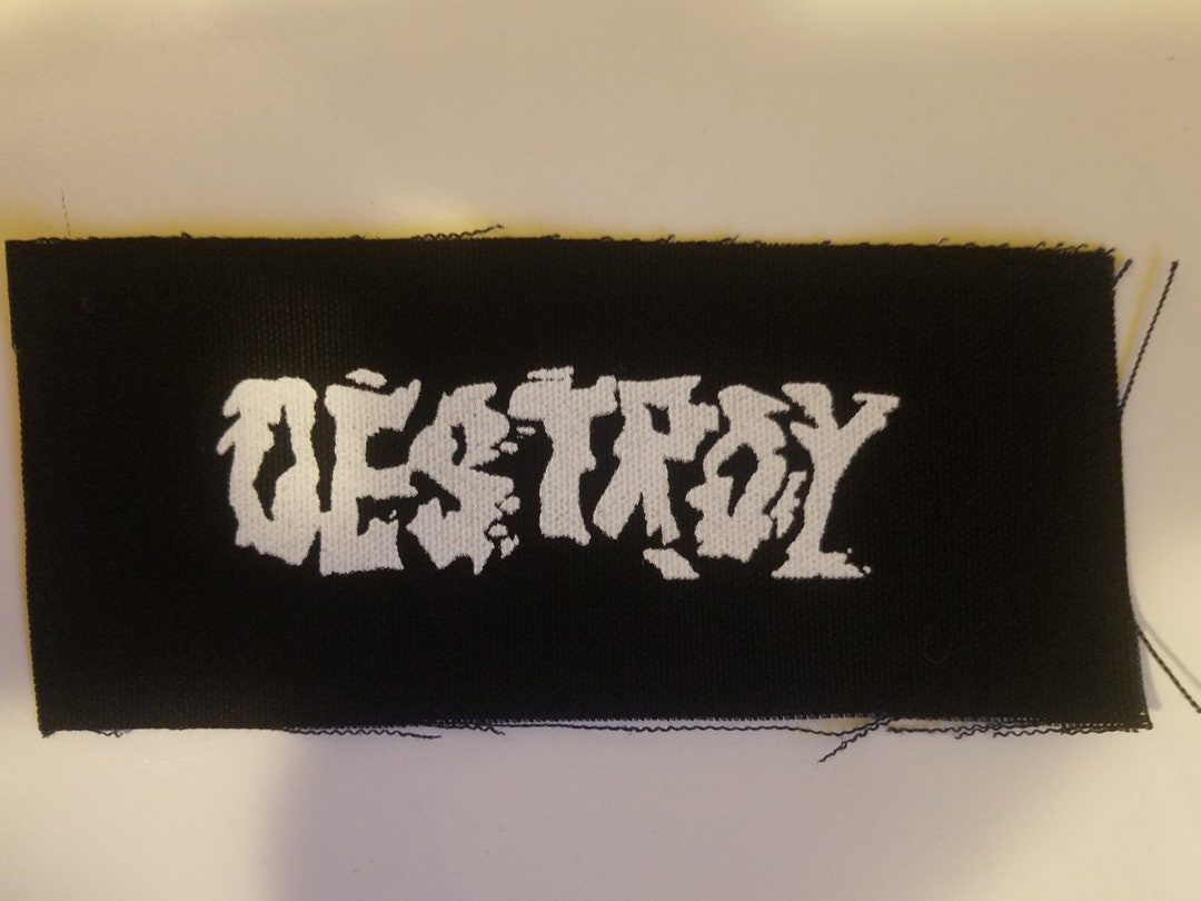 Seditionaries Destroy Cloth Patch - Etsy