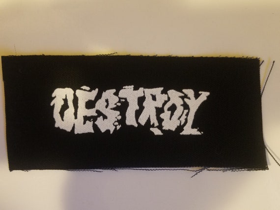 Seditionaries Destroy Cloth Patch | Etsy