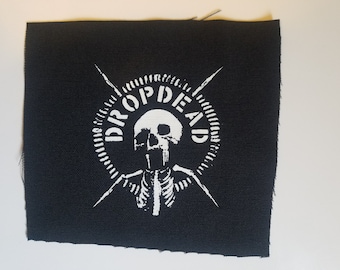 Drop Dead Logo Cloth Patch - Etsy
