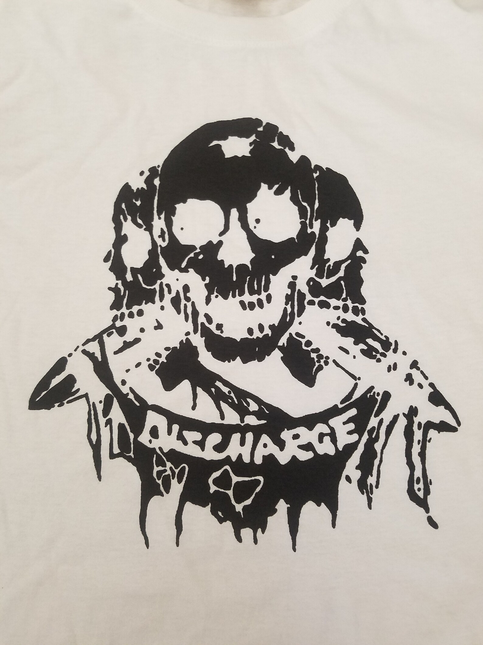 Discharge - Skull Shirt - Etsy