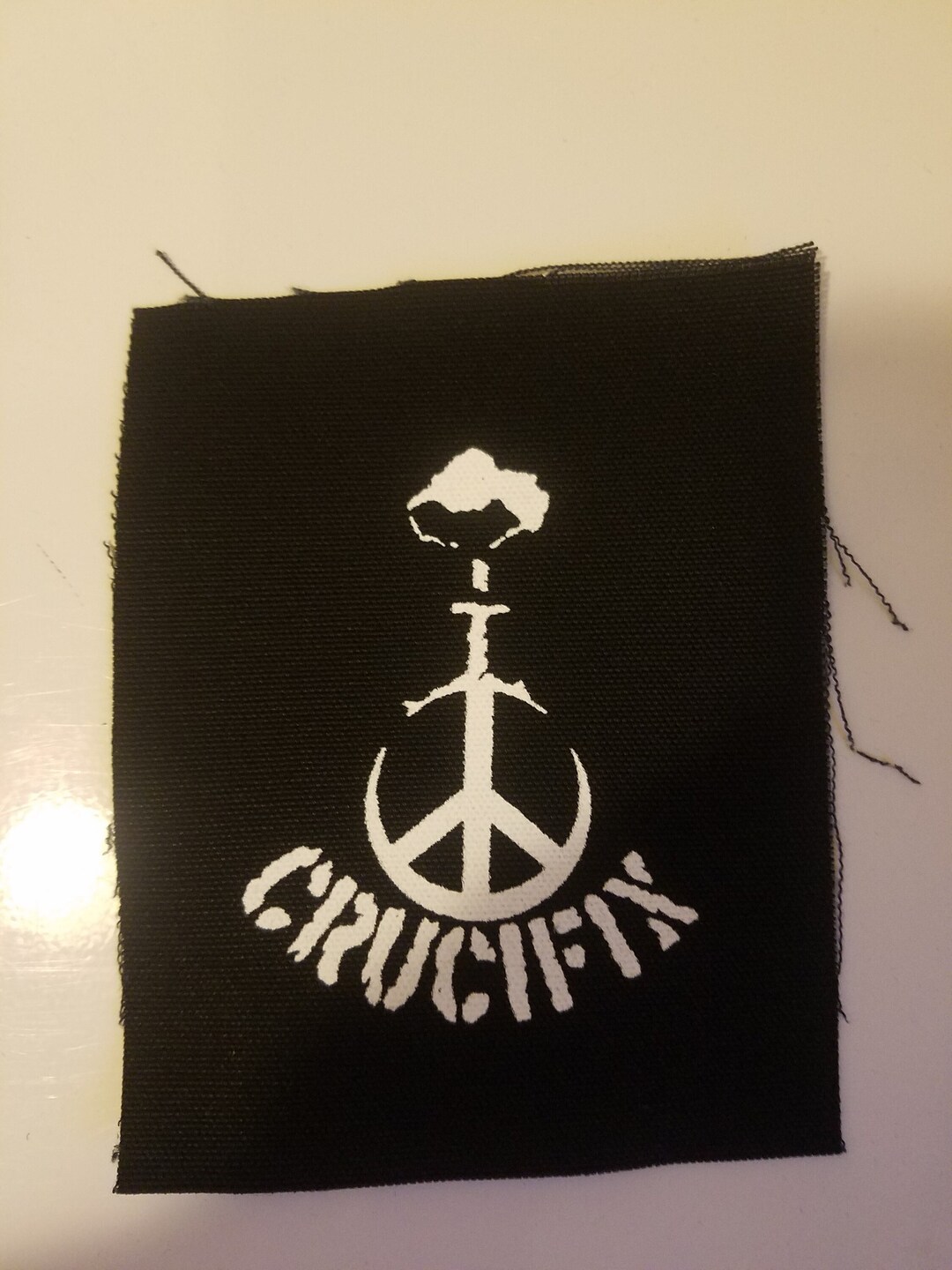 Crucifix Cloth Patch - Etsy