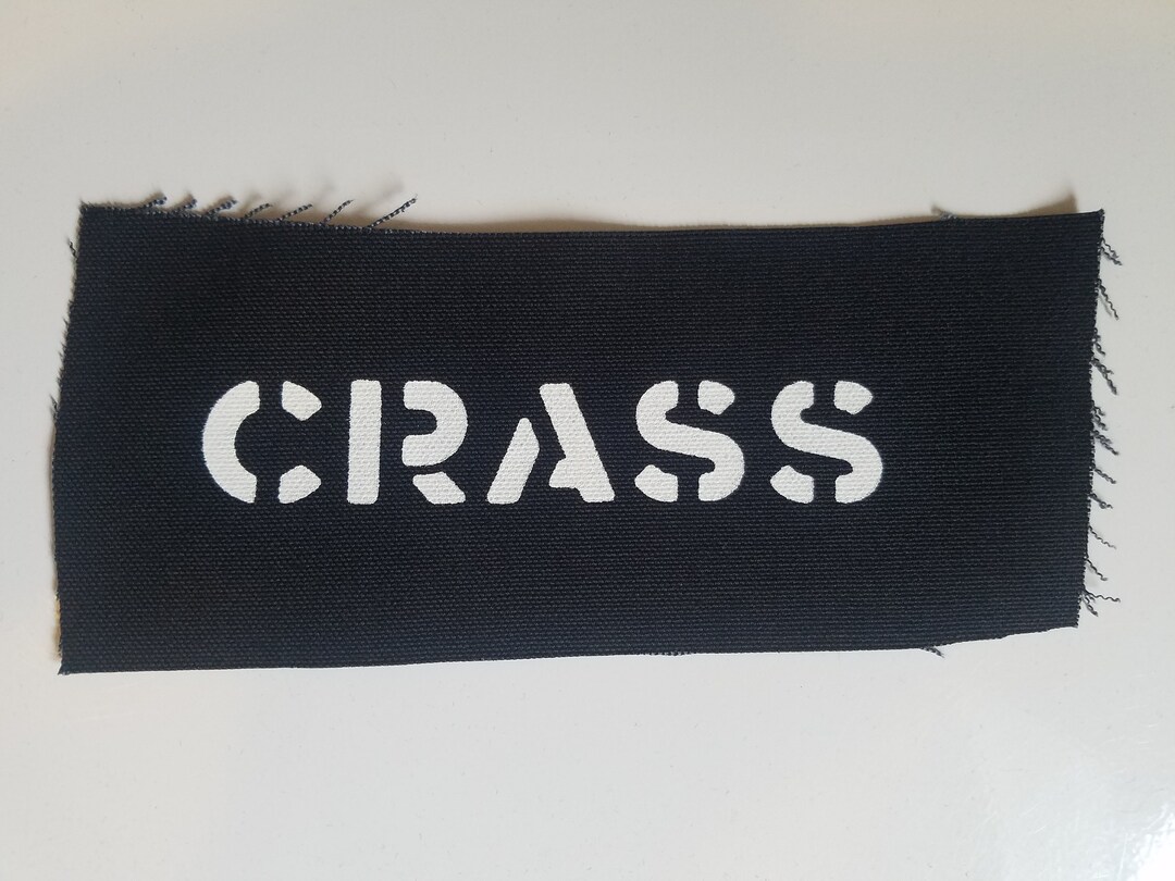 Crass Stencil Cloth Patch - Etsy