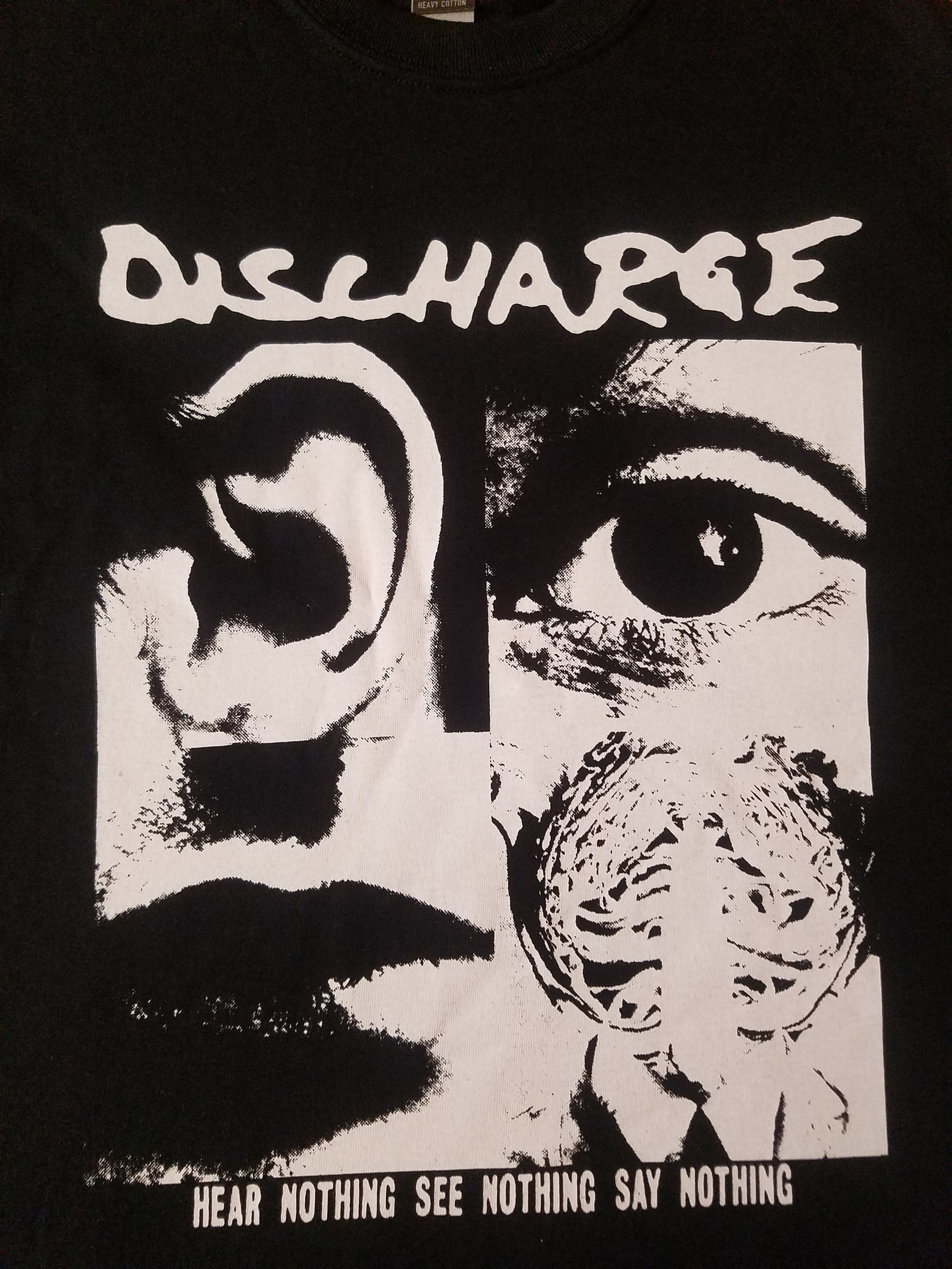 Discharge - Hear Nothing Shirt - Etsy