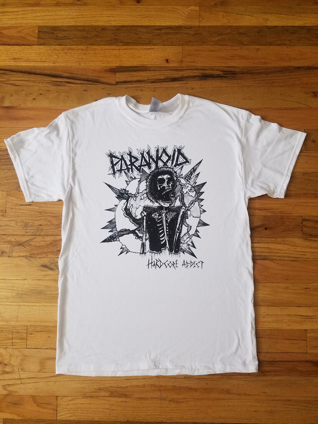 Paranoid - Hardcore Shirt - Etsy