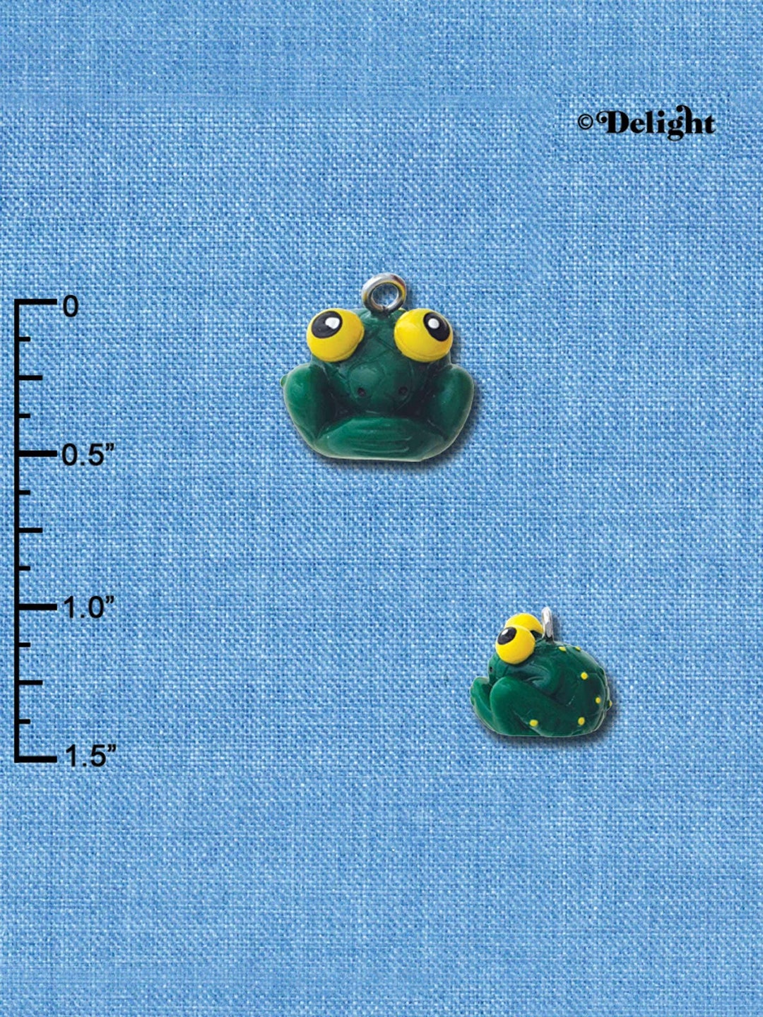 Hand Painted Green Frog Charm: 3D Resin Jewelry Making - Etsy