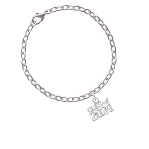 Class of 2024 Charm, Graduation Charm, Year Jewelry, Senior Gifts, Gold ...