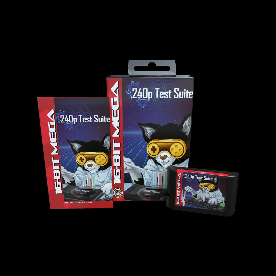 240p Test Suite Official Mega Cat Studios TV Test Cart for the Sega ...