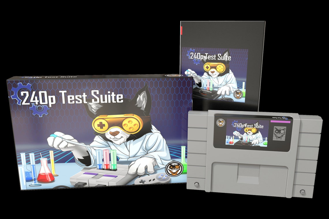 240P Test Suite - Official Mega Cat Studios SNES TV Test Cart for the ...