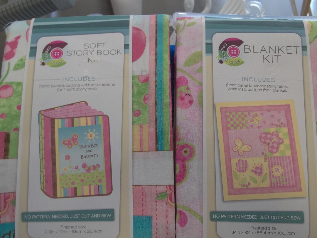 Cloth Book Craft Panel & Baby Blanket Kit Bug-a-boo Butterfly - Etsy