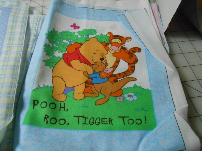 Vintage Winnie the Pooh Roo and Tigger Too Cloth Book Fabric - Etsy Canada