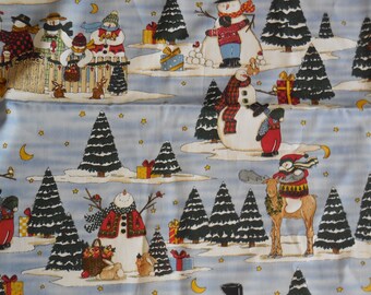 Moda Snowman Fabric - Etsy