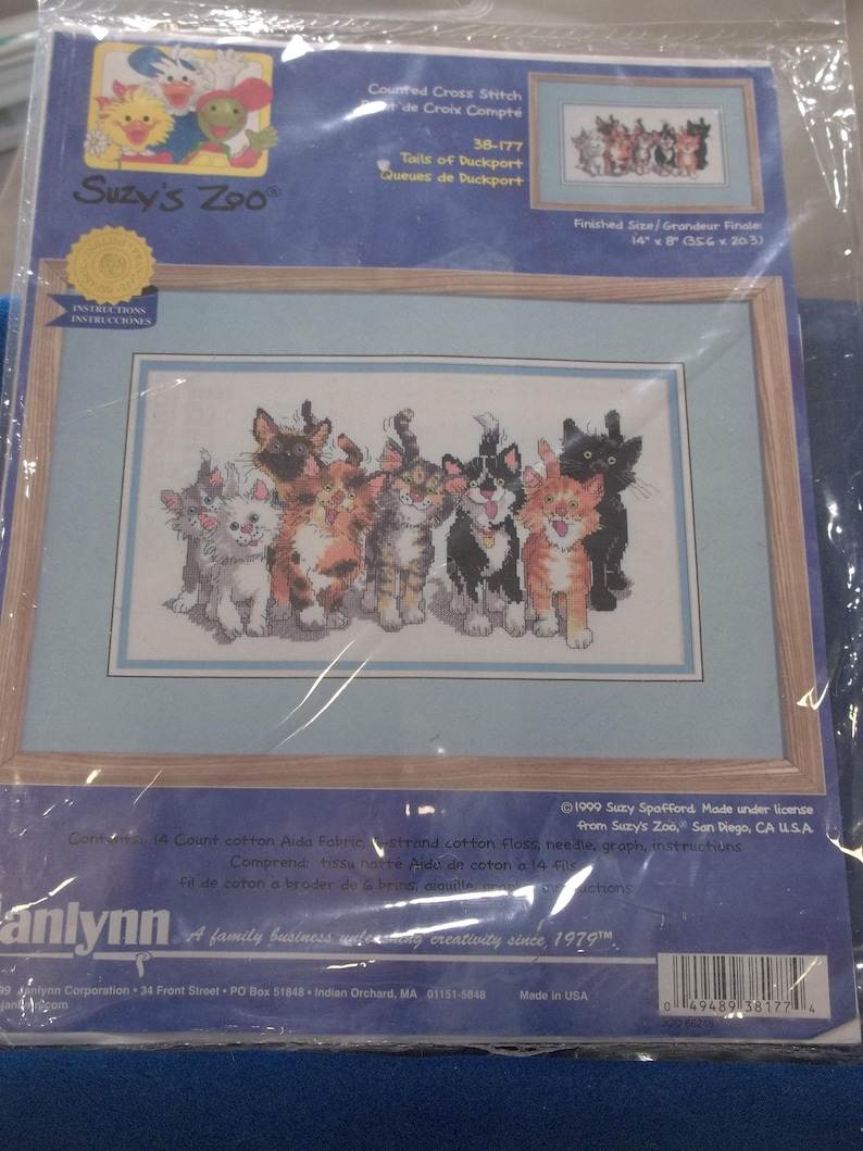 1999 Suzy's Zoo Tails of Duckport Counted Cross Stitch Kit - Etsy