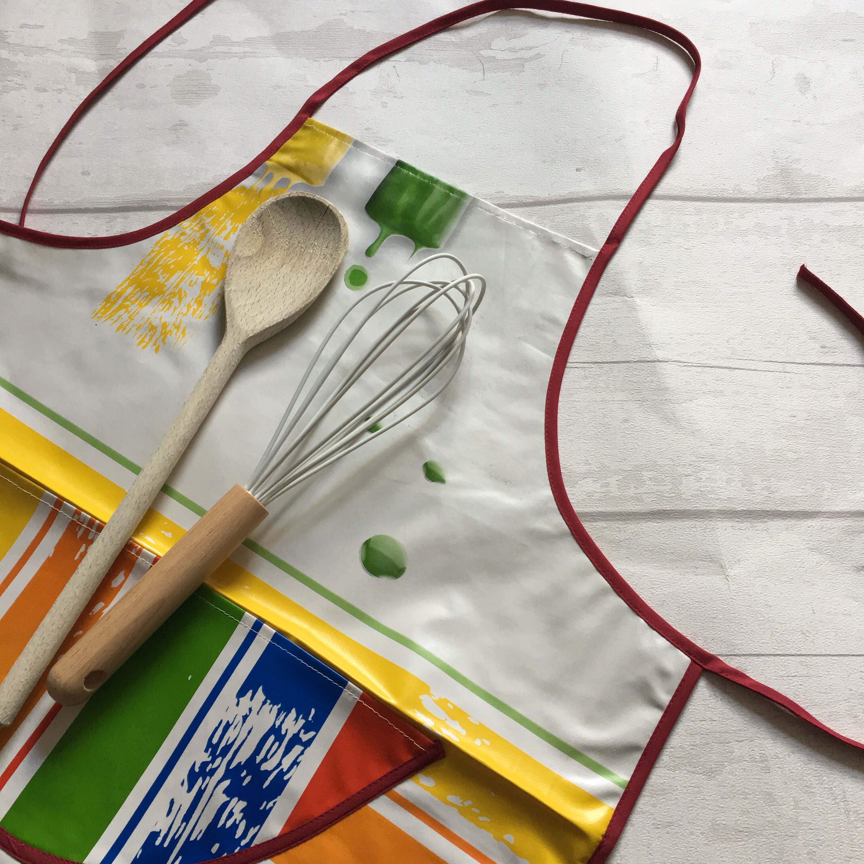 REDUCED Paint Spill Apron Kitchen Accessory Apron With - Etsy