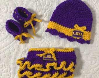 Lsu Baby Girl | Etsy