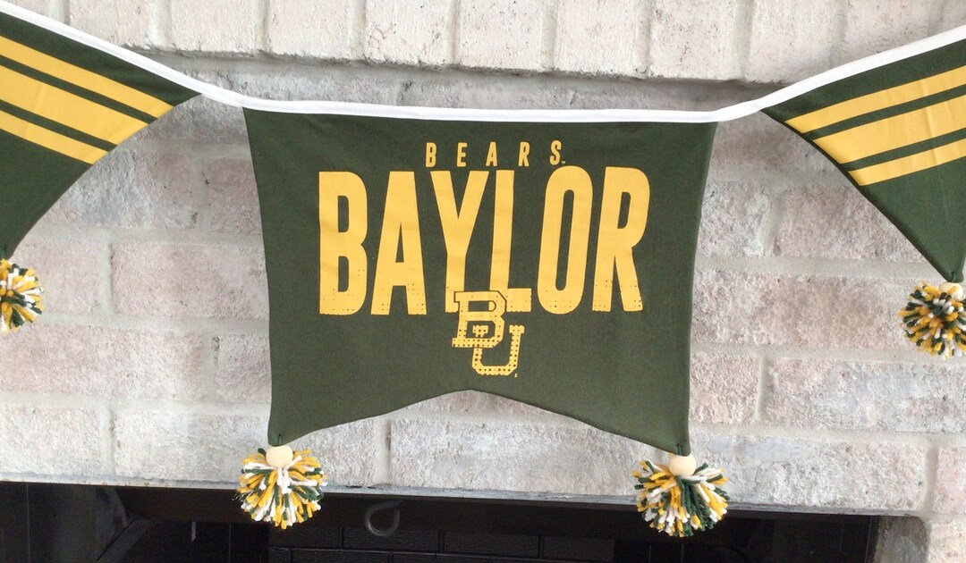 Baylor Bears Party Decor, Celebration Bunting, Backdrop, Wall Hanging ...