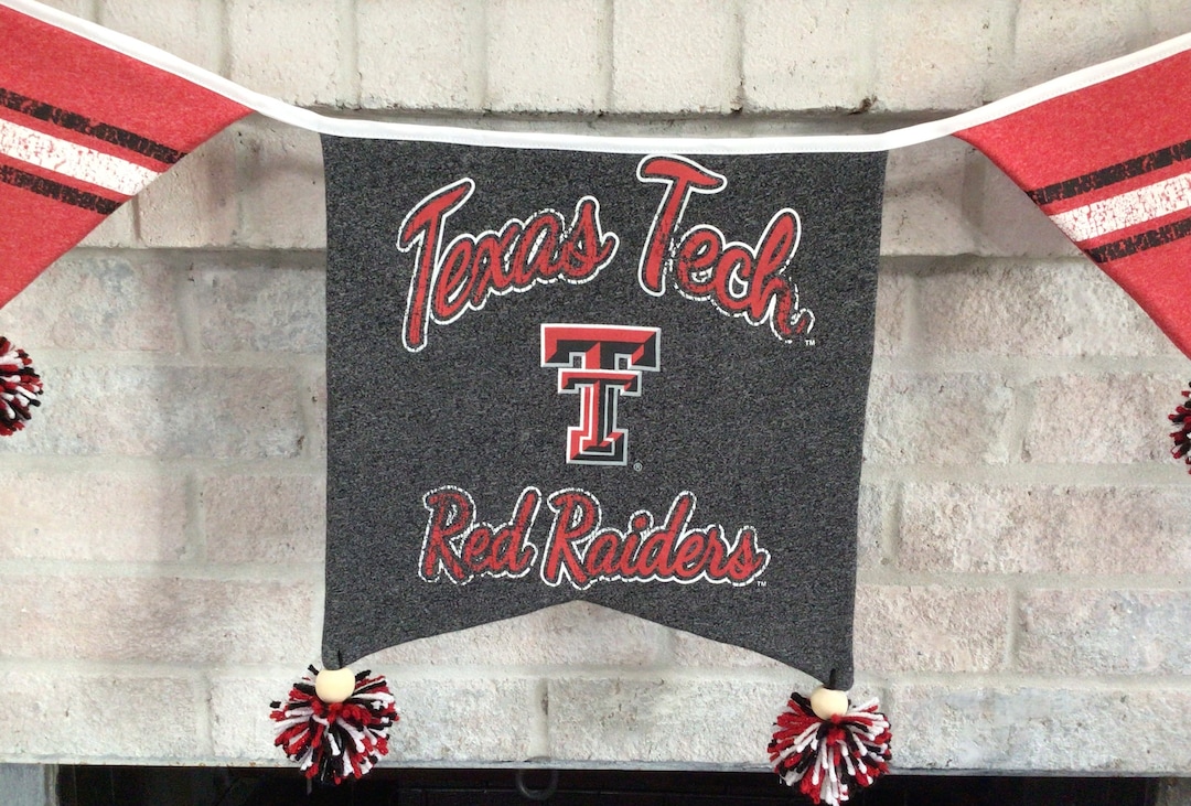 Texas Tech Red Raiders Party Decor, Celebration Bunting, Backdrop, Wall ...