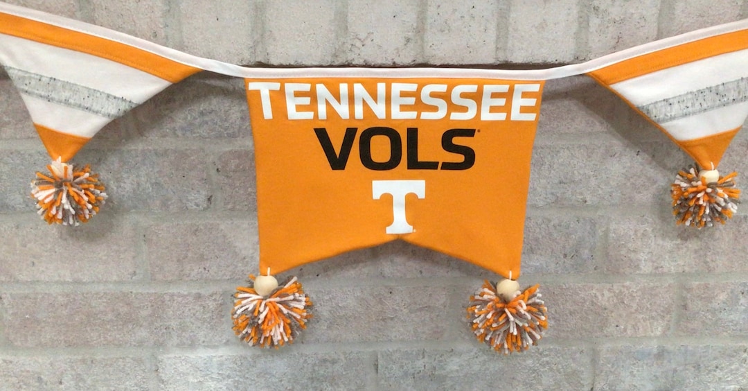 University of Tennessee Volunteers Party Decor, Celebration Bunting ...